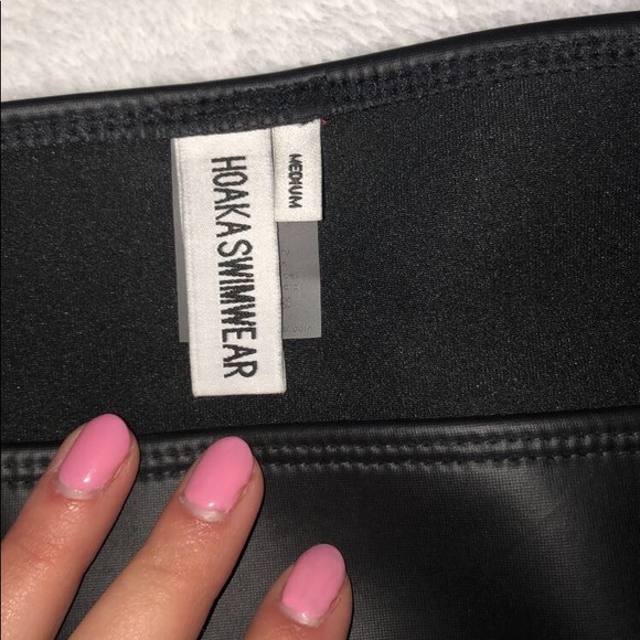 Swim | All Black Hoaka Swimwear W 2 Different Bottoms | Poshmark